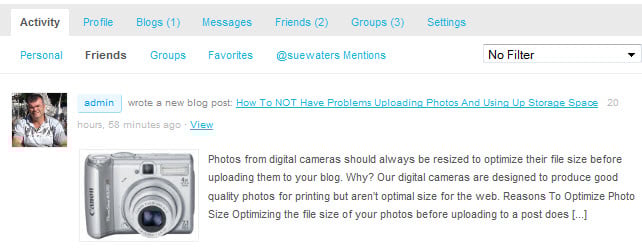 About Activity Streams | WPMU DEV