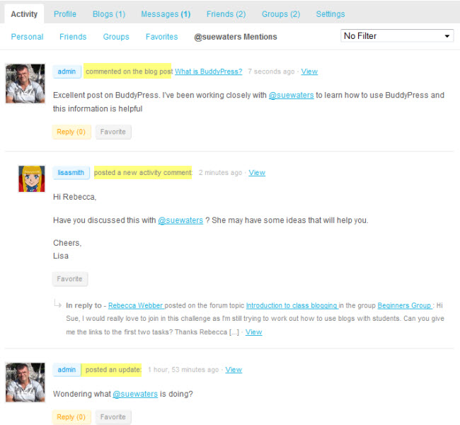 About Activity Streams | WPMU DEV