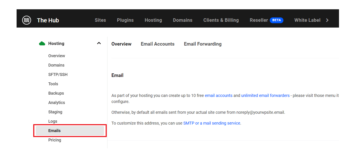 WPMU DEV WordPress Managed Hosting: Configuring email | WPMU DEV