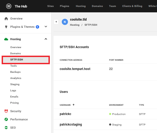 WPMU DEV Managed Hosting Guides: SFTP/SSH Users | WPMU DEV