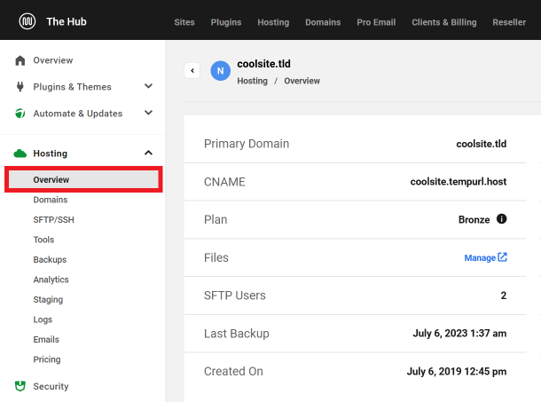 WPMU DEV Managed Hosting Guides: Dashboard Overview | WPMU DEV