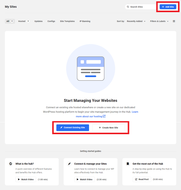 Add a Site to the Hub | WPMU DEV