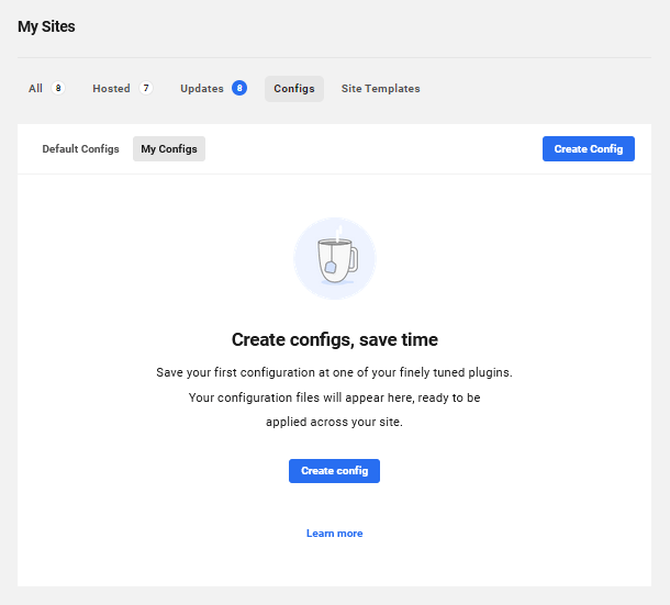Hub 2.0 My Websites Overview | WPMU DEV