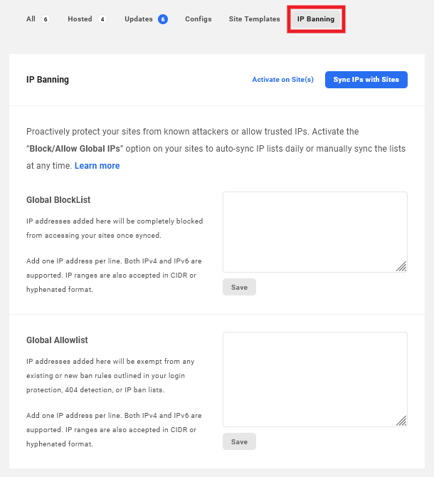 Hub 2.0 My Websites Overview | WPMU DEV