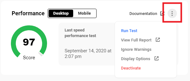 Hub 2.0 Performance Module | WPMU DEV