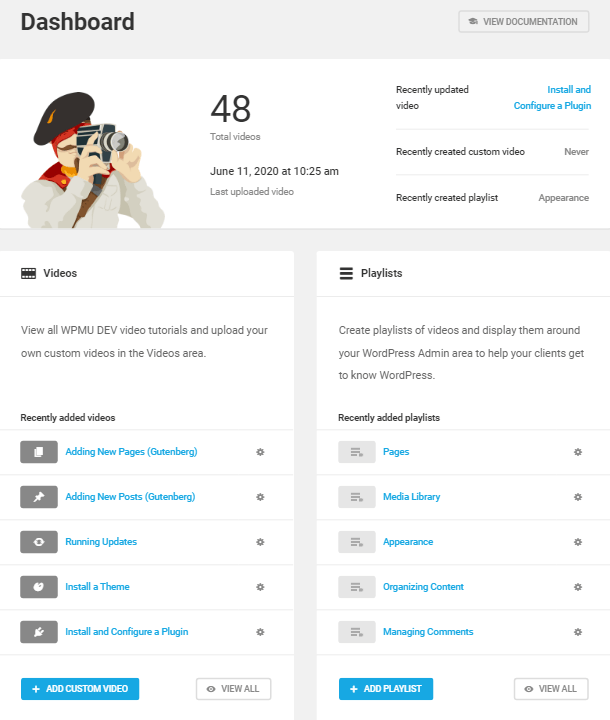 Wpmu Dev Integrated Video Tutorials Usage Documentation Wpmu Dev