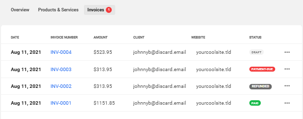 Clients & Billing usage documentation | WPMU DEV