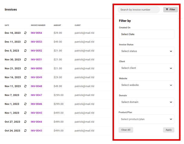 Clients & Billing usage documentation | WPMU DEV