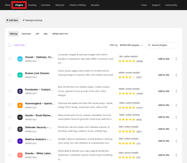 Free Hub Restrictions | WPMU DEV