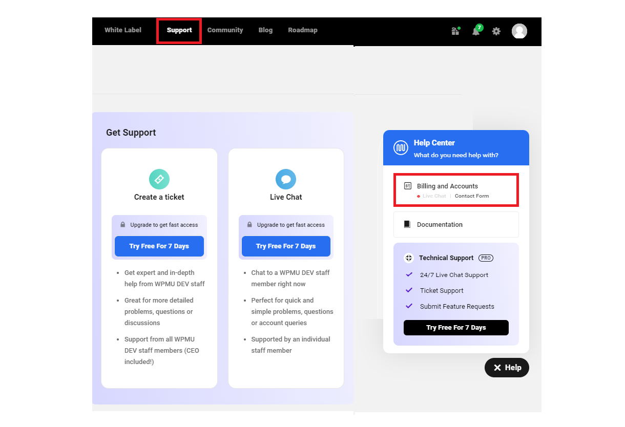 Free Hub Restrictions | WPMU DEV