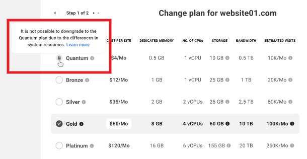 Quantum Plan Restrictions | WPMU DEV