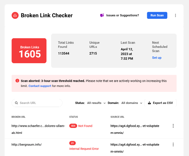Broken Link Checker plugin usage documentation | WPMU DEV