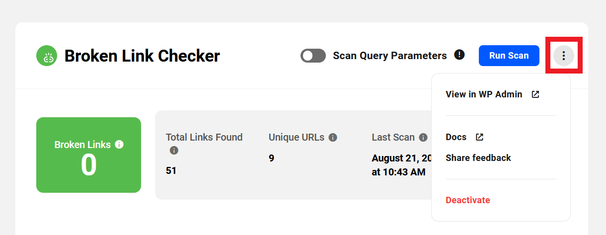 Broken Link Checker Plugin Usage Documentation Wpmu Dev