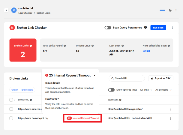 Broken Link Checker Plugin Usage Documentation Wpmu Dev