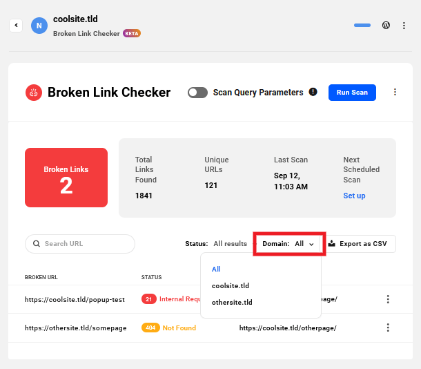 Broken Link Checker plugin usage documentation | WPMU DEV