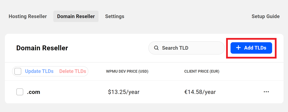 Hosting & Domain Reseller documentation | WPMU DEV