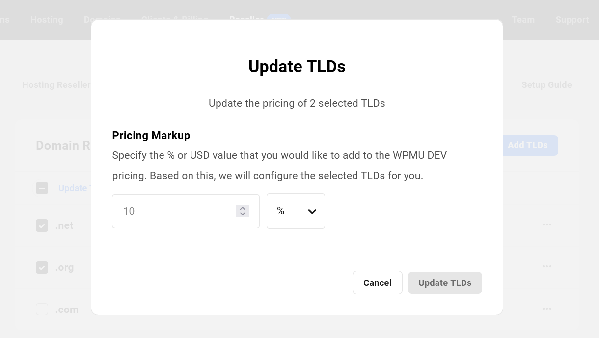 Hosting & Domain Reseller documentation | WPMU DEV