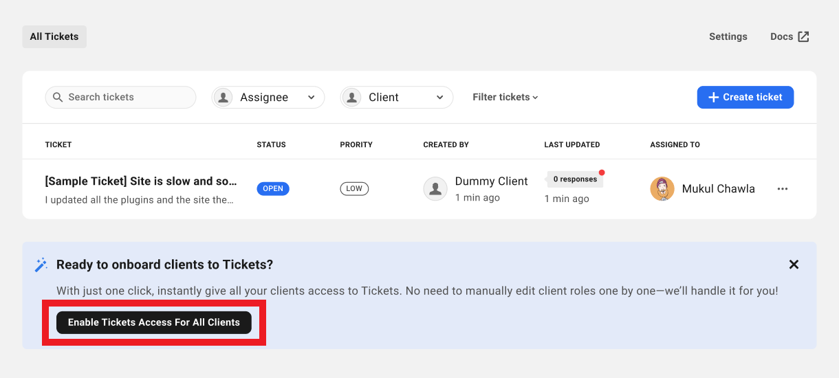 Tickets | WPMU DEV